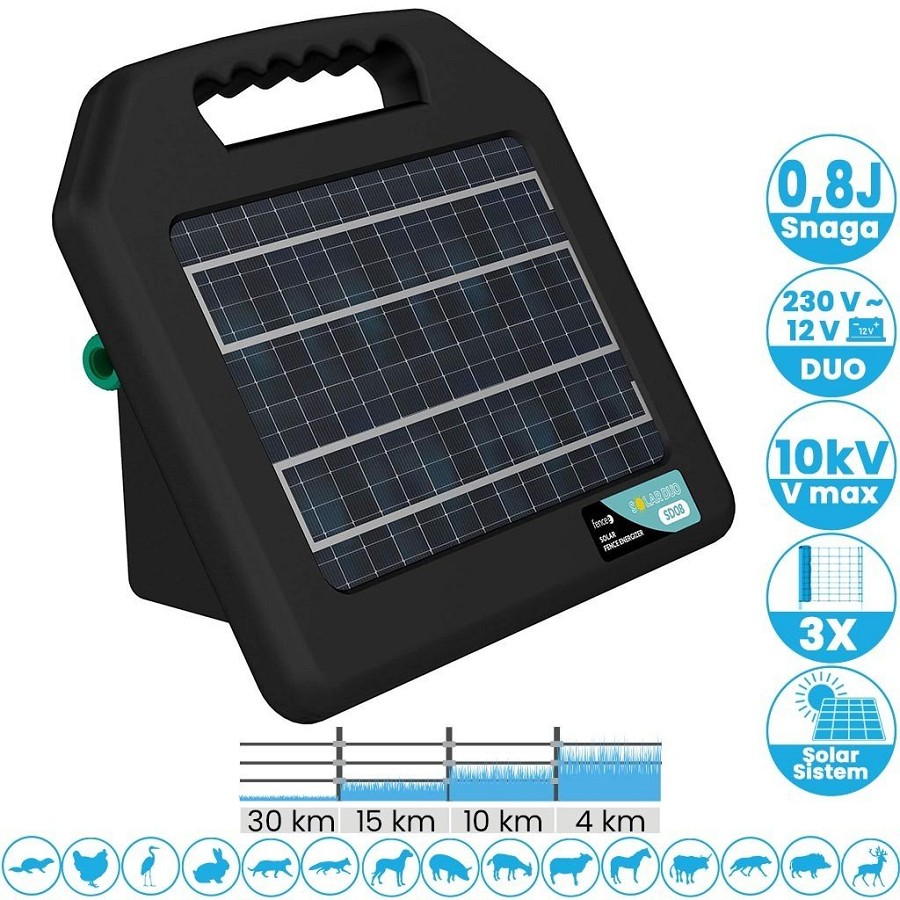 Električni pastir Fencee solar DUO SD08 | Srpski | System Line